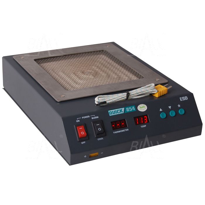 Quick 854ESD – PCB preheater 600W 13x13cm – Quick
